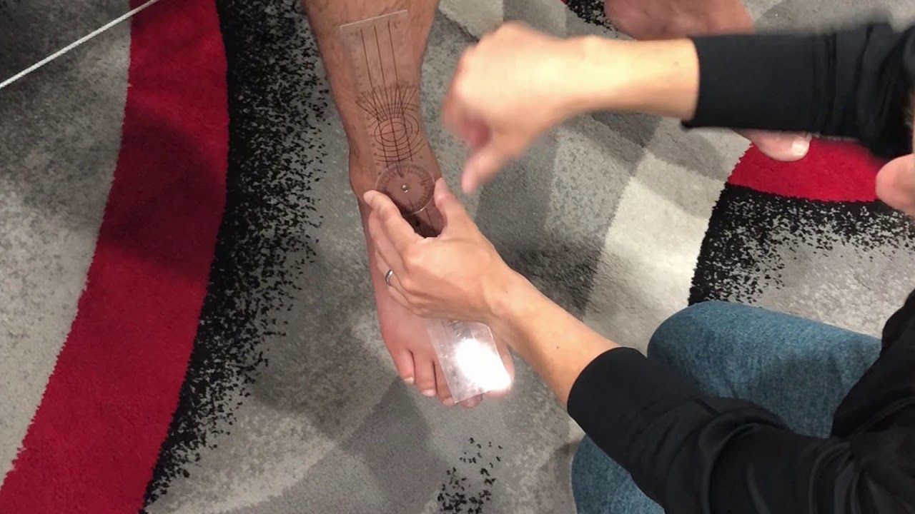 Range of Motion Measurement: Ankle Inversion - YouTube
