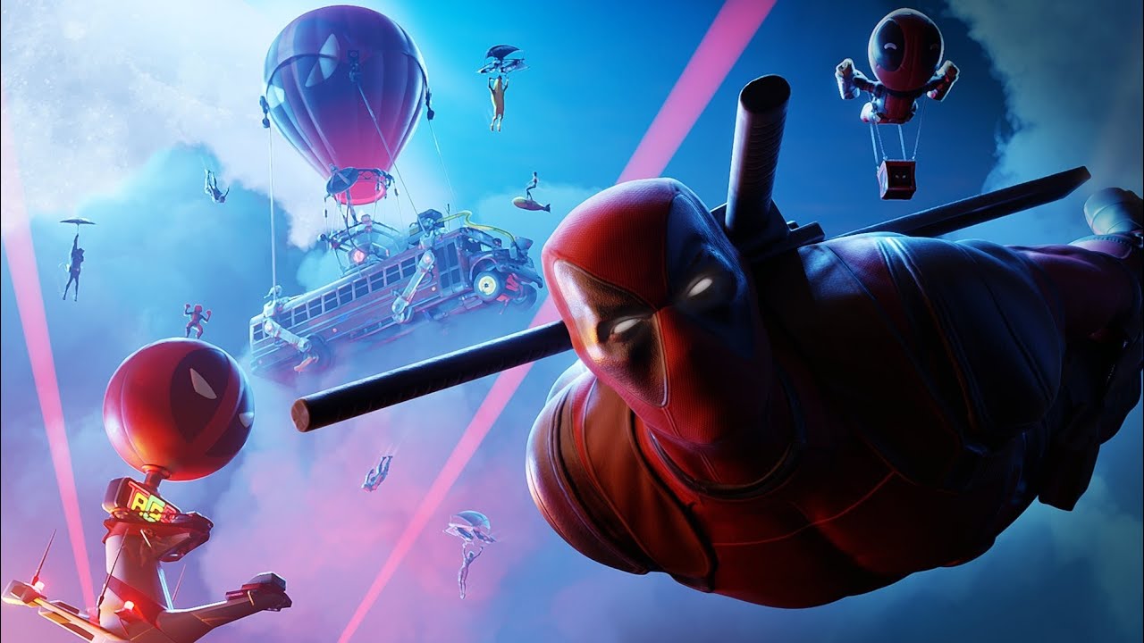 FORTNITE NEW DEADPOOL SKIN GAMEPLAY + WIN! DEADPOOL SKIN SHOWCASE ...