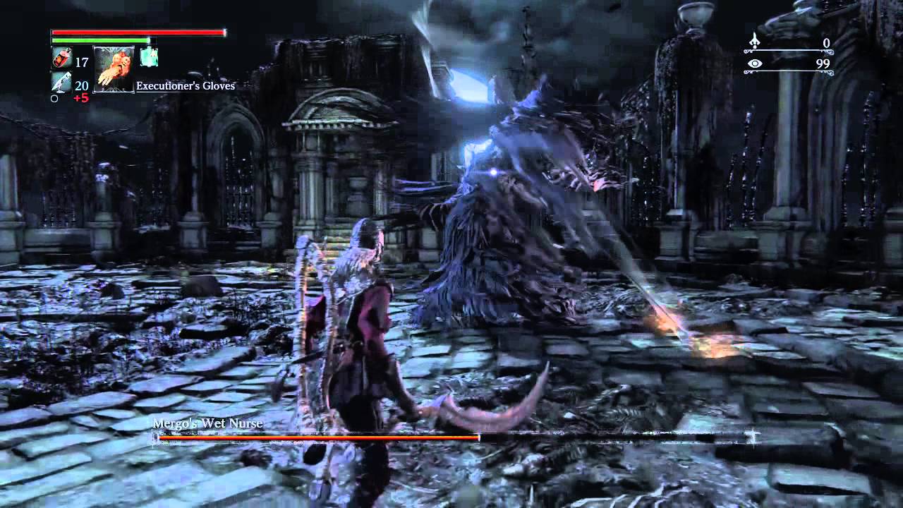 Bloodborne Mergo's Wet Nurse Boss Fight (NG++, 99 Insight) - YouTube