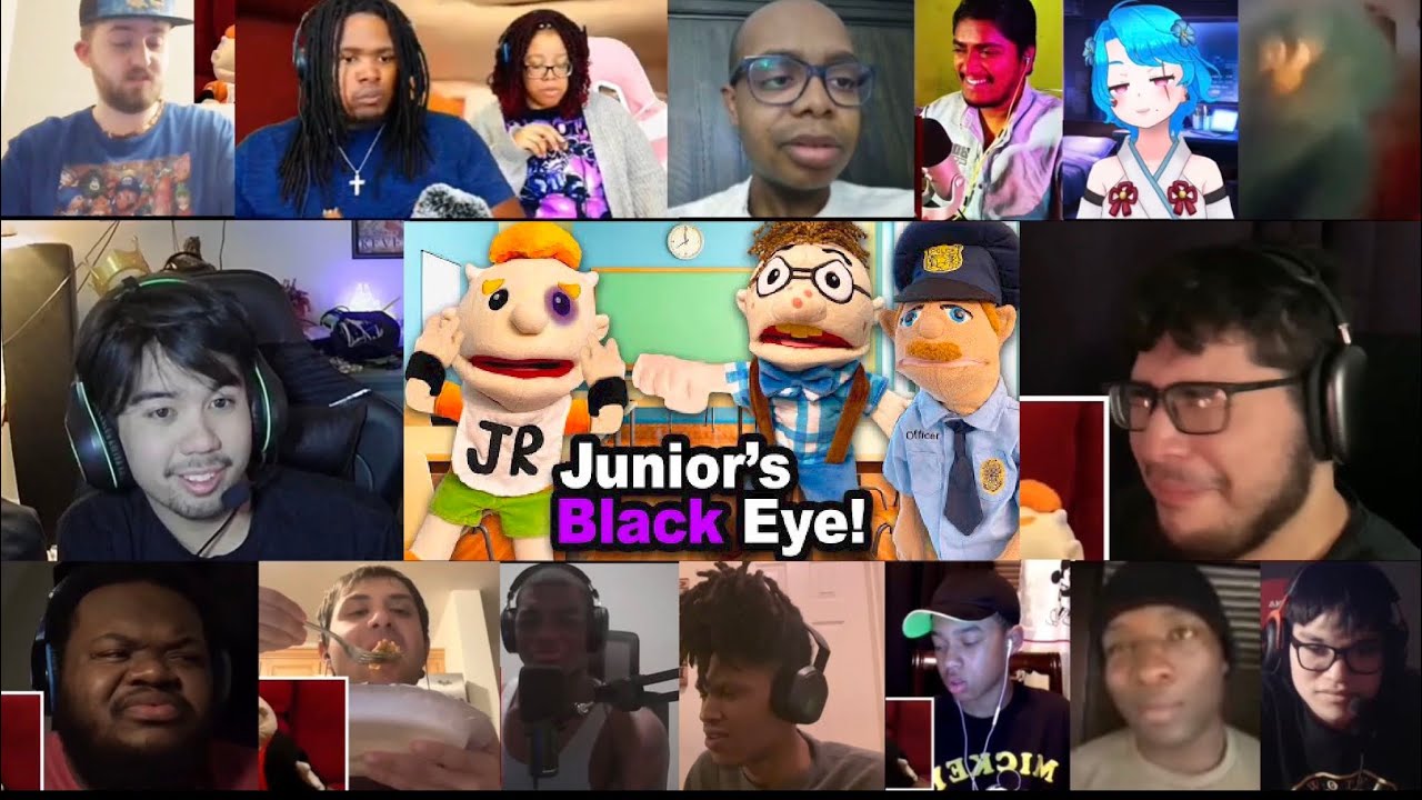 SML Movie: Junior's Black Eye! Reaction Mashup - YouTube