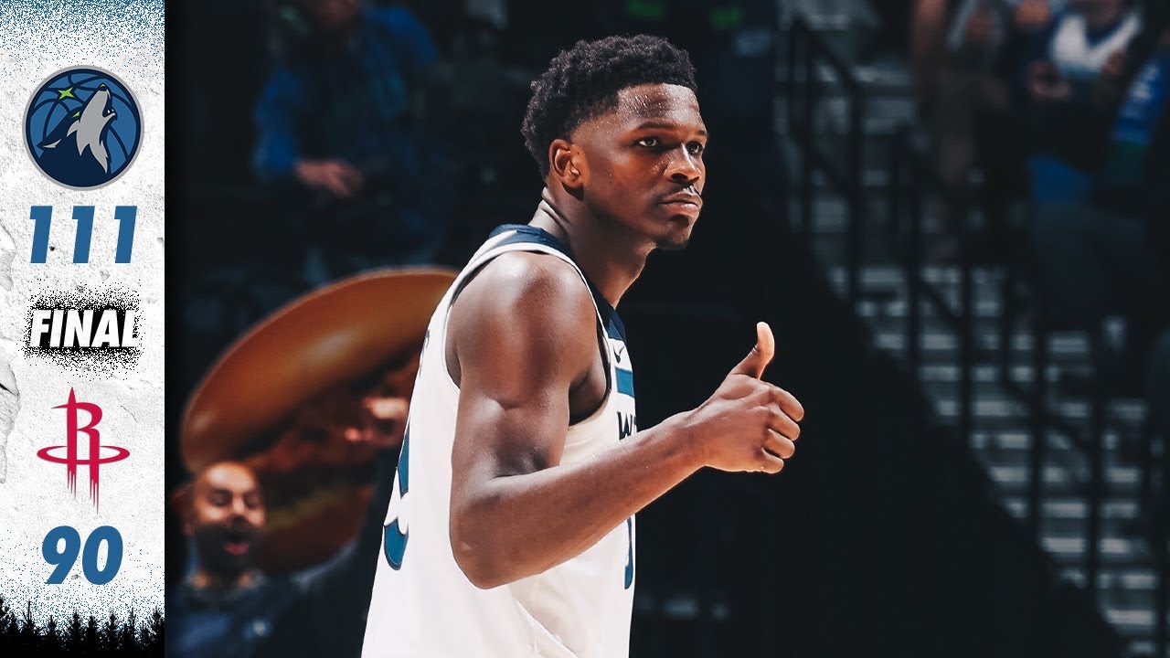Minnesota Timberwolves Defeat Houston Rockets, 111-90 | 02.04.24 - YouTube