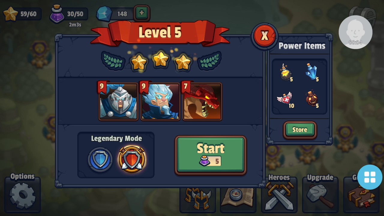 Legends TD / World 1 - Level 5 (Legendary Mode) - YouTube