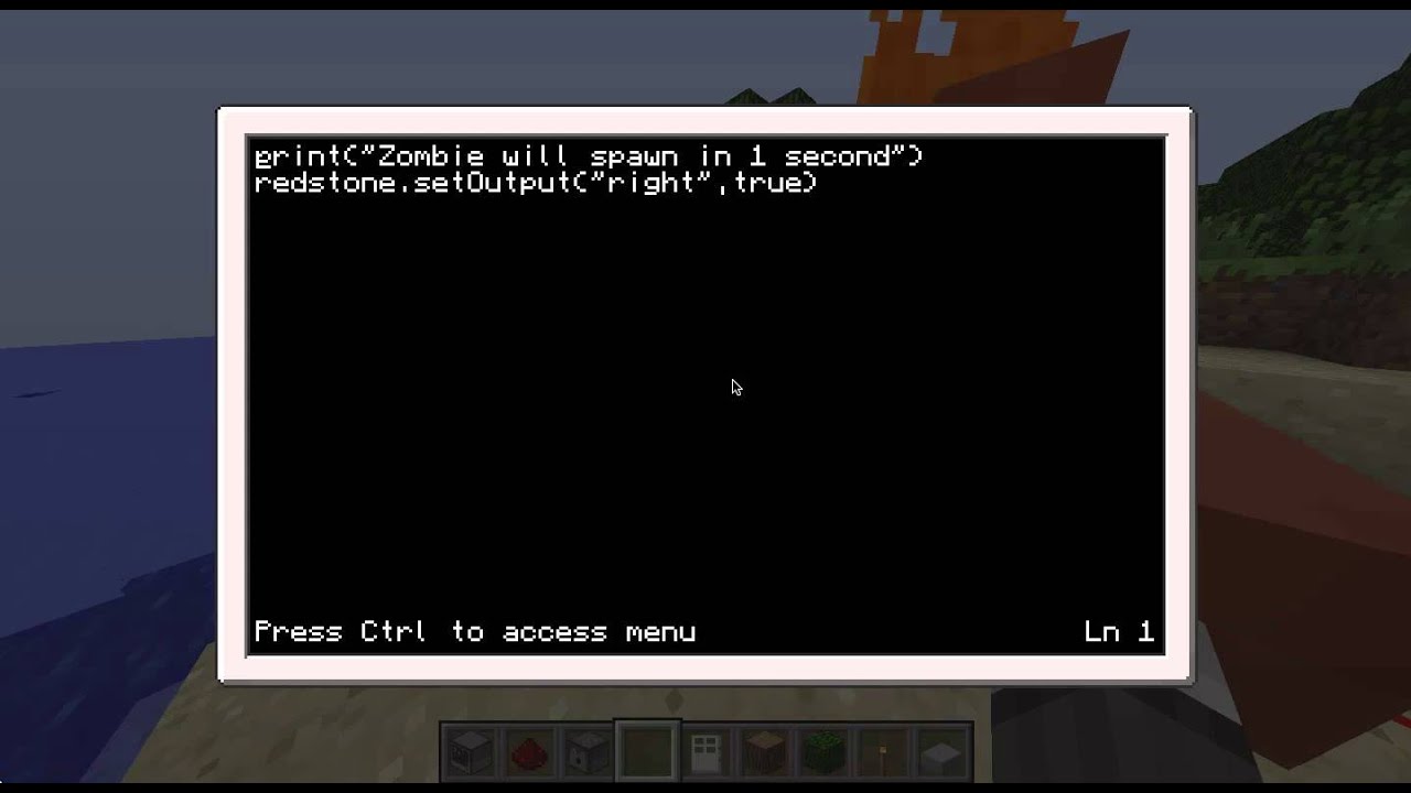 ComputerCraft Mod: How To Work With Redstone - YouTube