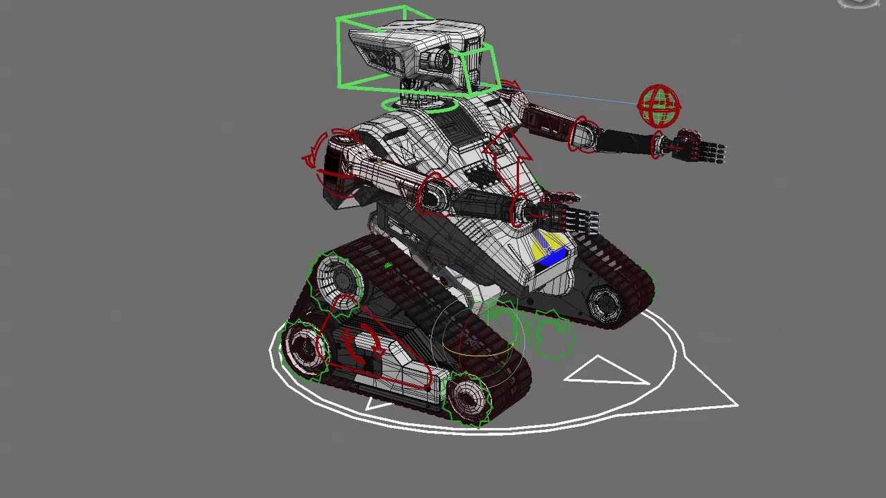 Robot Rt model 1.0 Rigged - YouTube