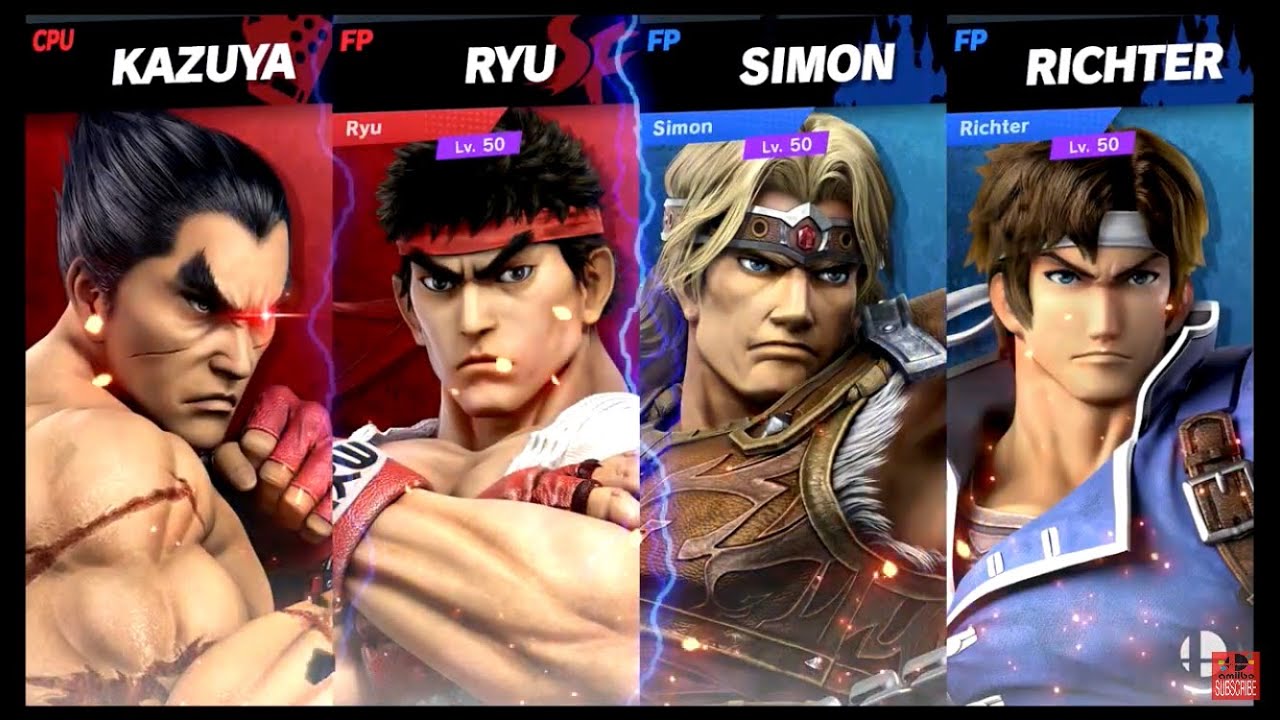 Super Smash Bros Ultimate Amiibo Fights – Kazuya & Co #492 Kazuya & Ryu ...