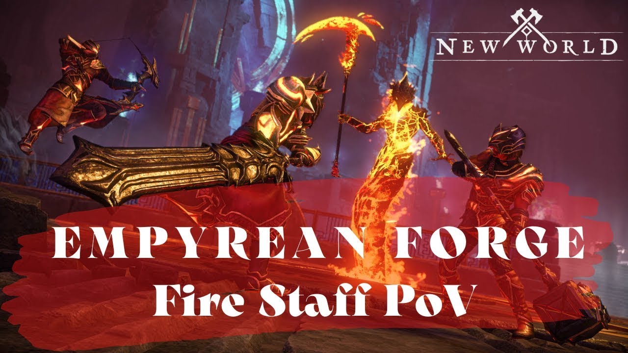 *LIVE* New World FORGE M3 Fire staff and Abyss Build crazy dmg - YouTube