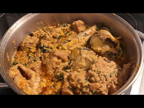 DELICIOUS EGUSI SOUP WITH LESS PALM OIL RECIPE | EGUSI SOUP WITH KALE ...