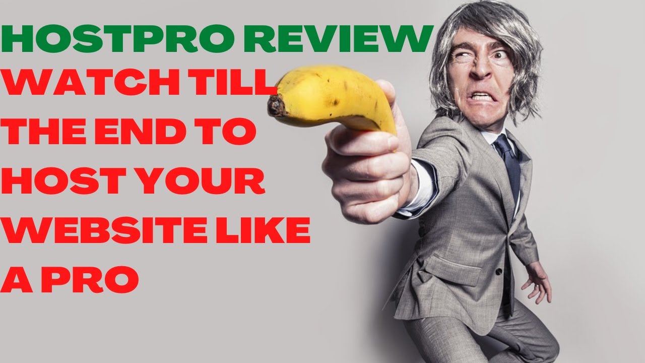 HOSTPRO REVIEW| Host Pro Reviews| (Warning): Watch Till The End To Host Your Website Like A Pro ...