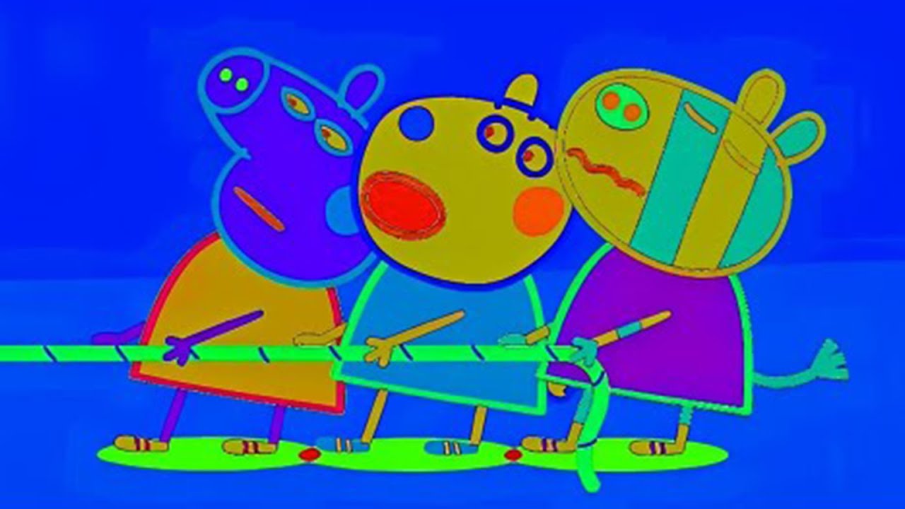 Peppa Pig Tug Of War | Peppa Pig Video Different Effects - YouTube