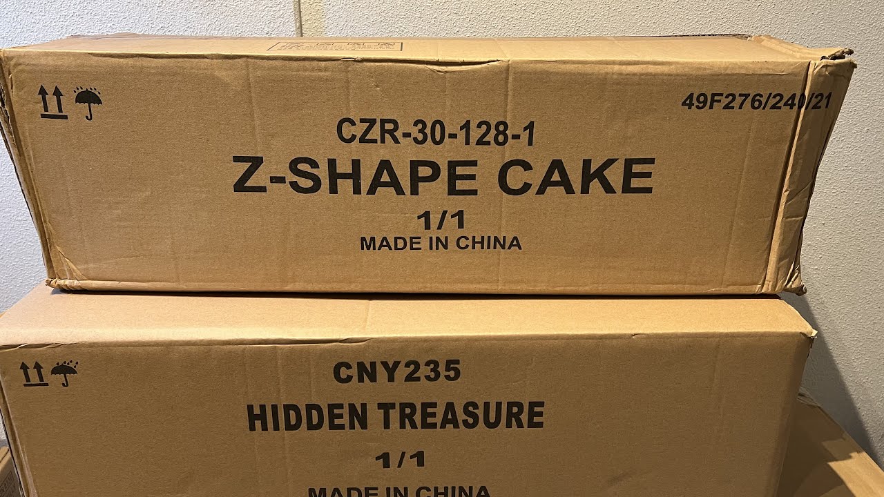 Z-Shape Cake : CZR-30-128-1 : 128Shots : 30mm : Fast Salute Launcher ...
