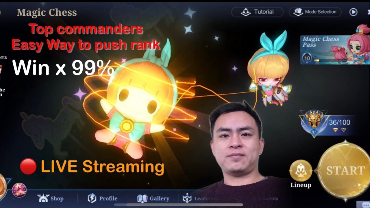 🔴 LIVE MAGIC CHESS update win x 99% guys easy 3star hero letgooo🔥🔥 ...