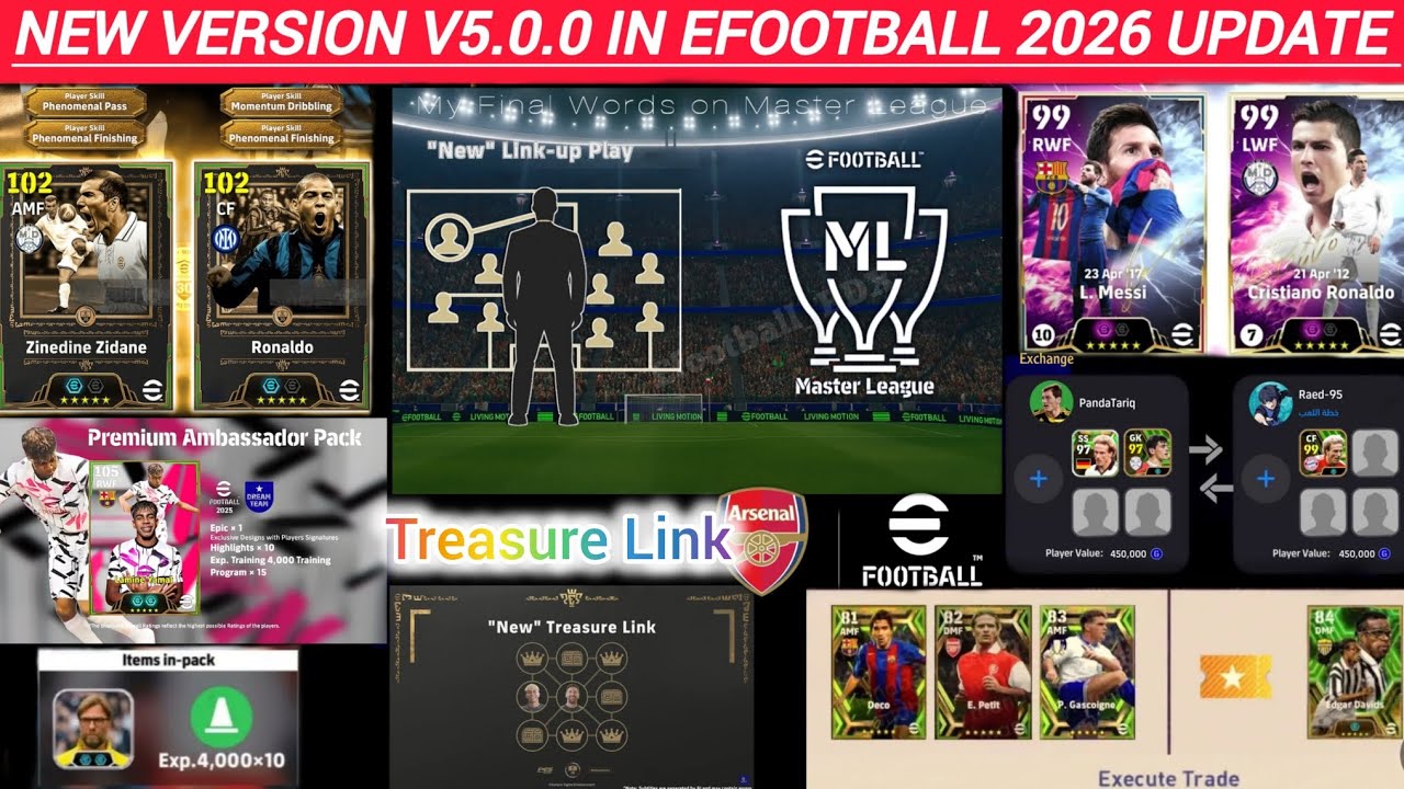 v5.0.0 Huge Update: What is coming on Upcoming Thursday in eFootball25 ...