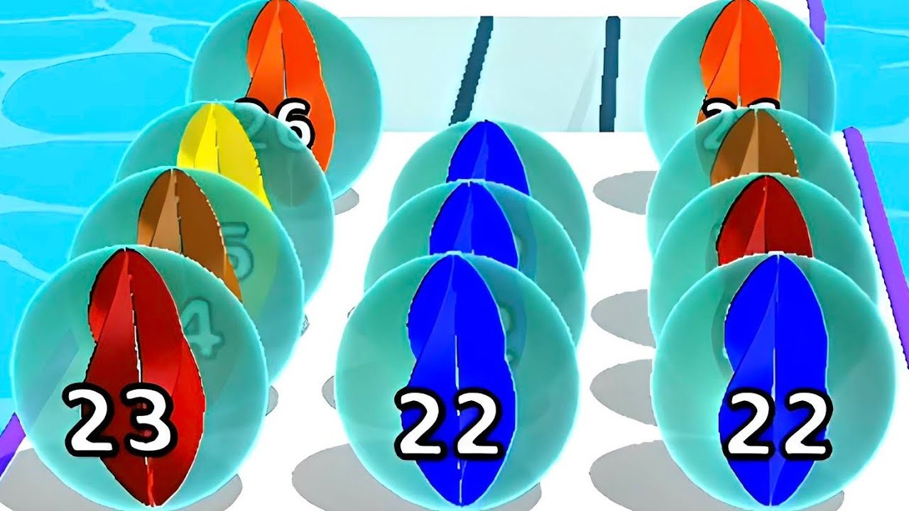 Marble Run 3D Game Color Ball Race Gameplay Android IOS Level 72 - YouTube