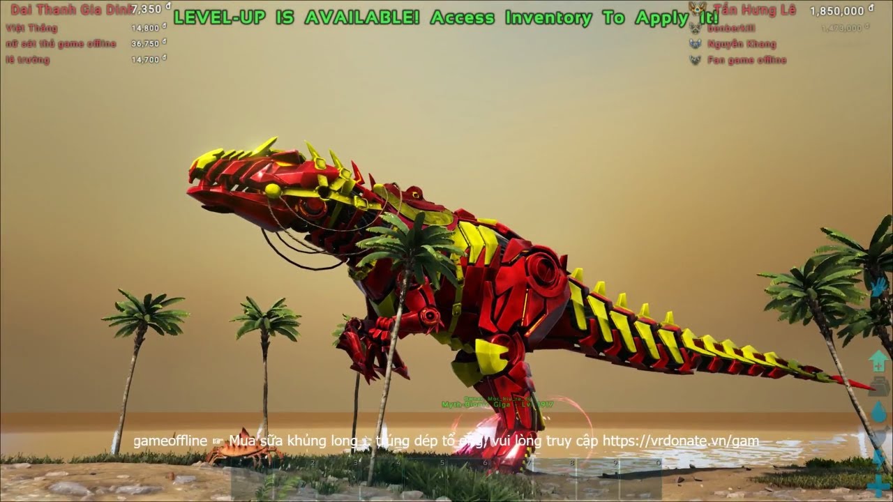 ARK: Survival Evolved Online #34 - Bắt Được Khủng Long Robot ...