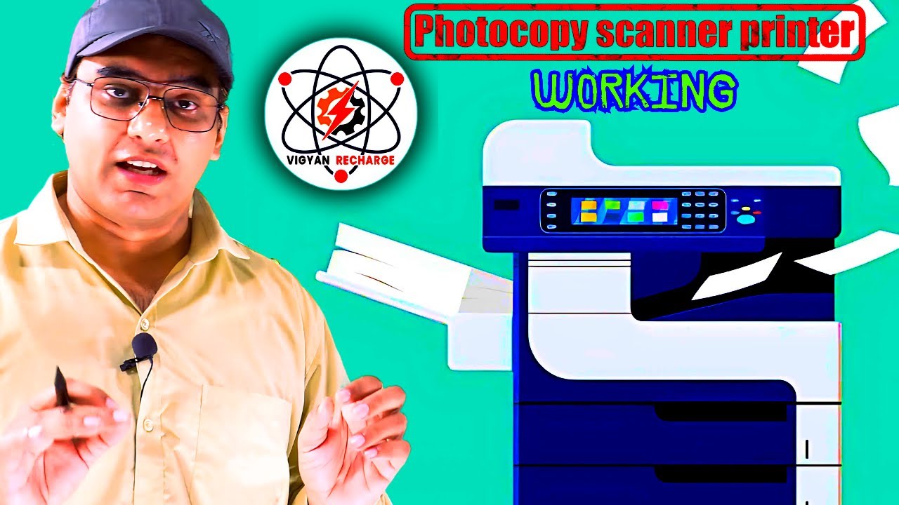 How photocopy machine and Laser printers works? - YouTube