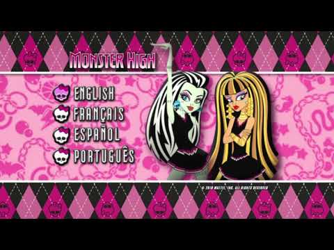 Monster High | DVD menu | O novo fantasma da escola (2010)