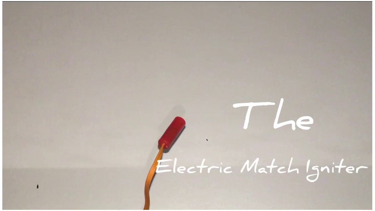 Electric Match Igniter - YouTube
