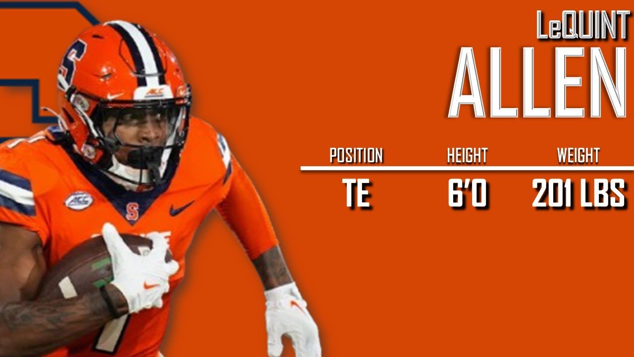 LeQuint Allen | #𝟙 | Syracuse Orange Running Back - YouTube