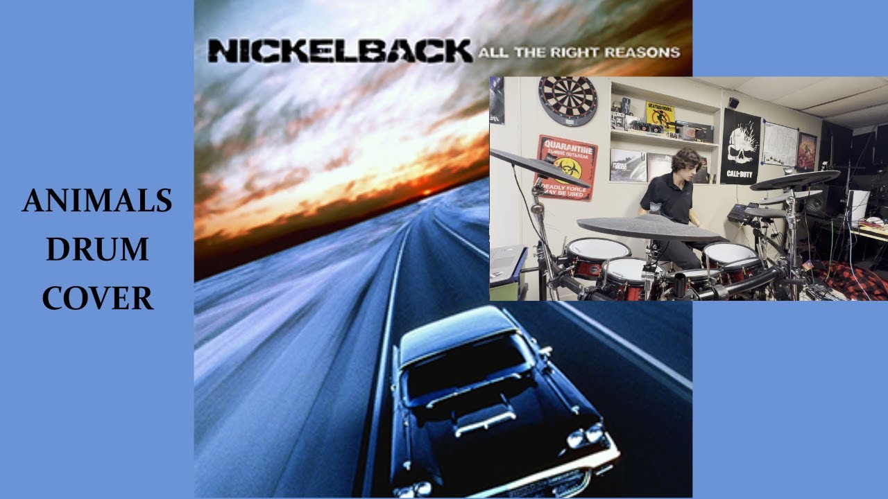 Animals - Nickelback - Drum Cover - YouTube