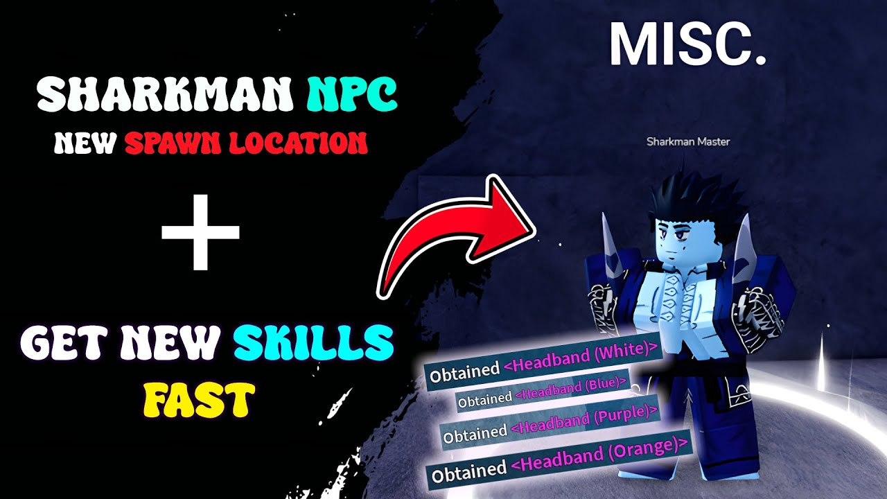 V2 Sharkman Karate NPC New Spawn Location + How To Get HIDDEN SKILLS ...