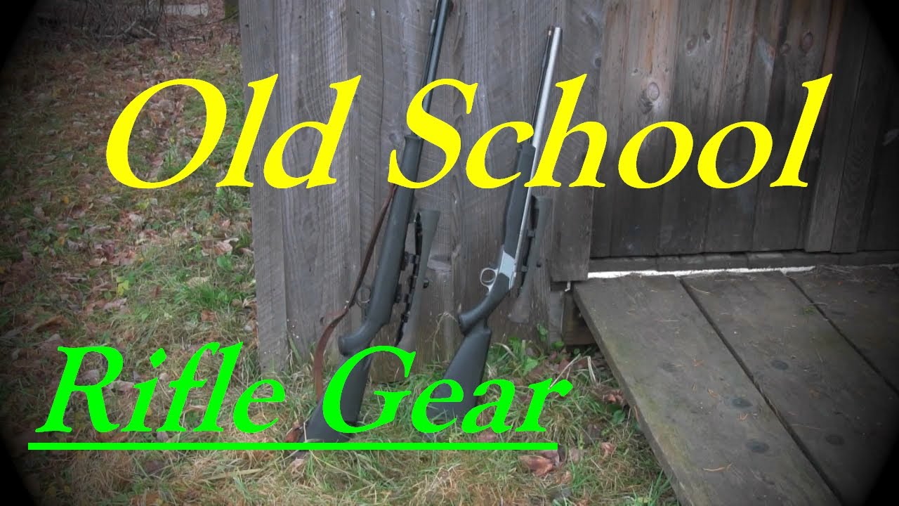 Old School Rifle Gear @ The Rustic Log Cabin Deer Hunting Camp - YouTube