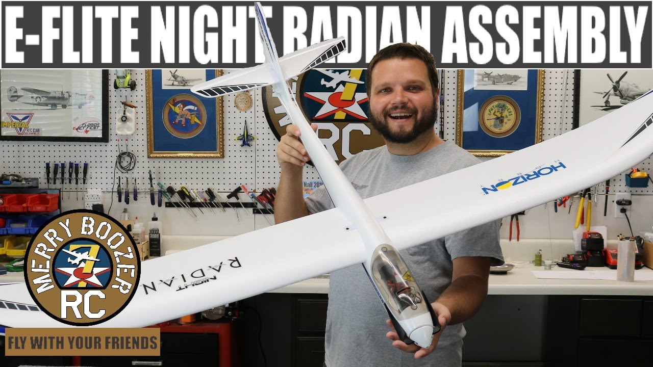 Eflite Night Radian 2.0m BNF Basic Assembly EFL36750 - YouTube