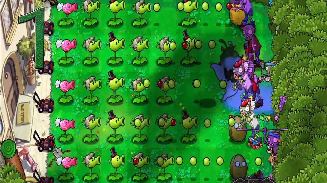PvZ Expanded and Enhanced - Plants vs Zombies Mod - Levels 1.1 - 1.10 ...