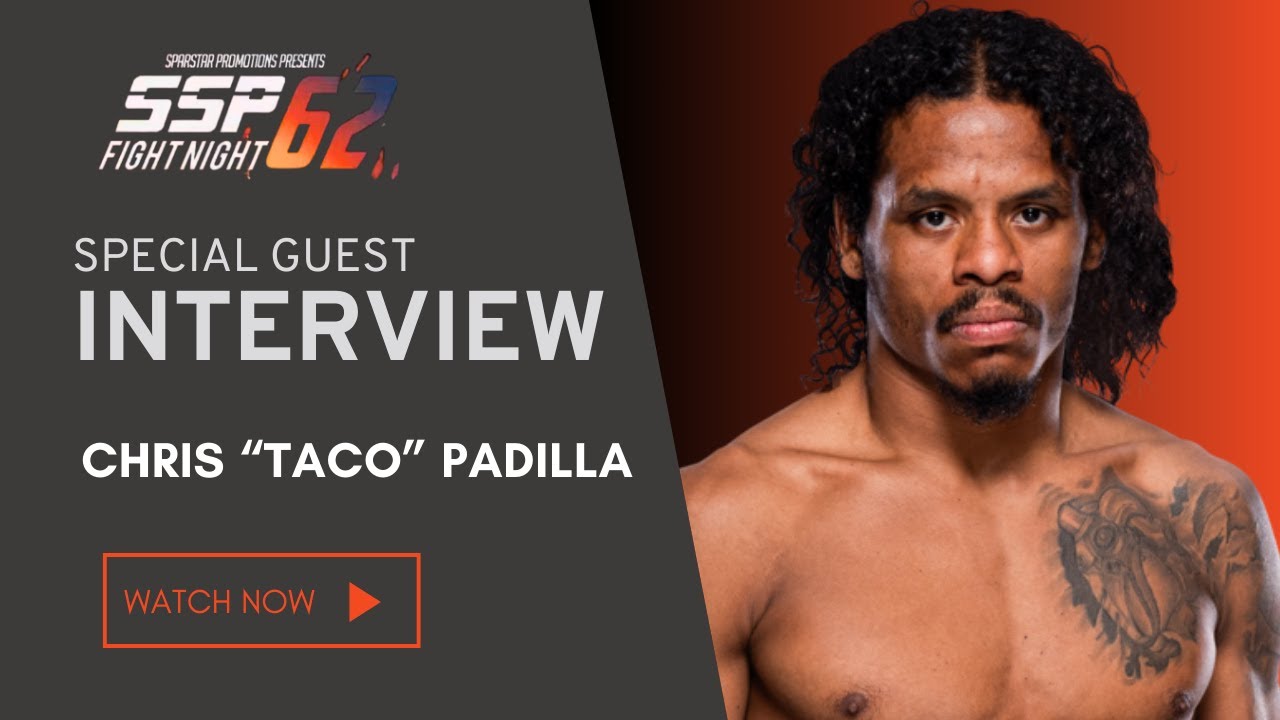 🌟 Chris "Taco" Padilla: The UFC Rising Star Behind the Scenes at Spar ...
