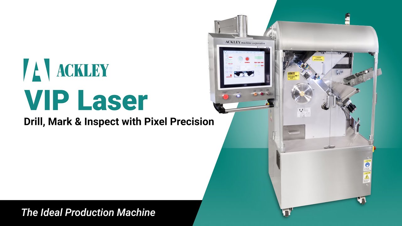 Ackley VIP Laser: Drilling, Marking & Vision Inspection Machine - YouTube
