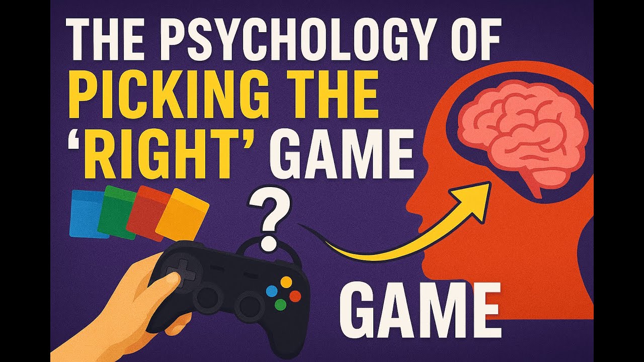 How to choose a game to play! The psychology of picking the right game ...
