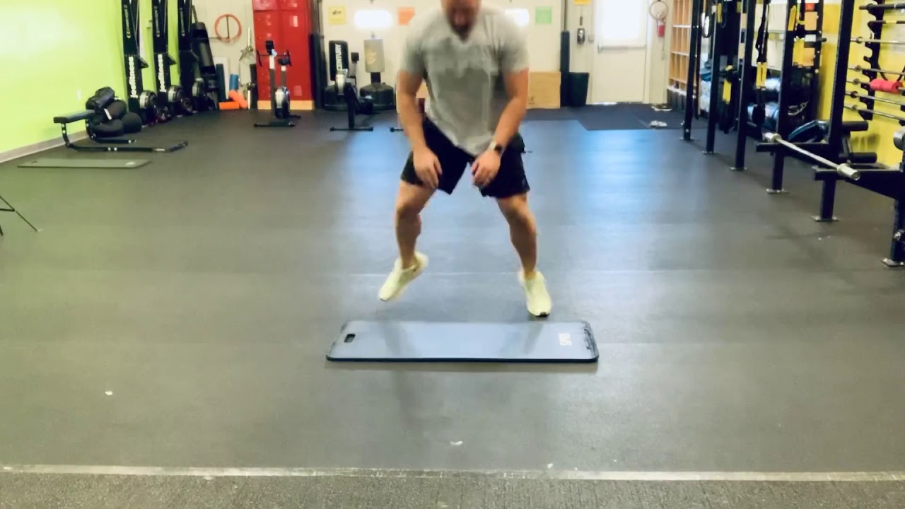 Frog Hops (over mat) - YouTube