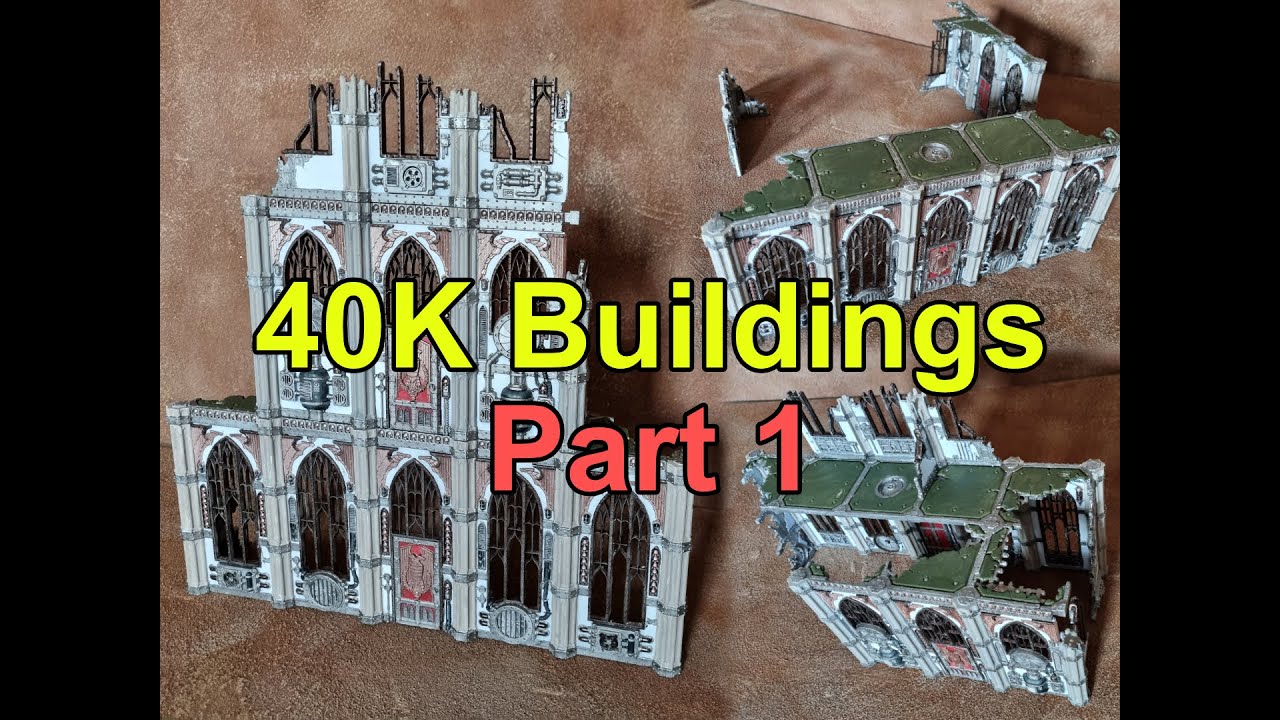 Making Some Warhammer 40K Buildings - YouTube