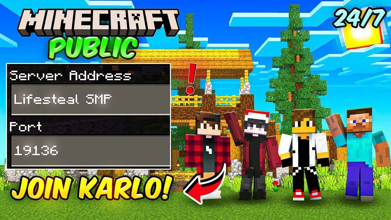 Minecraft Public Smp | Playing In Samatva Smp | Java + Bedrock | 1.20/1.21 #minecraft - YouTube
