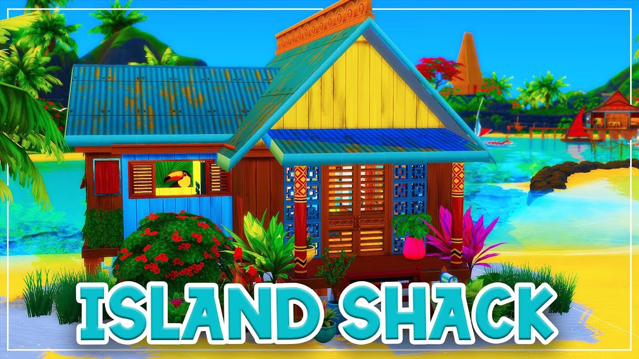 🌊Island Shack 🌊 The Sims 4 Island Living Speed Build🌴 KAIAULU 🌴 - YouTube