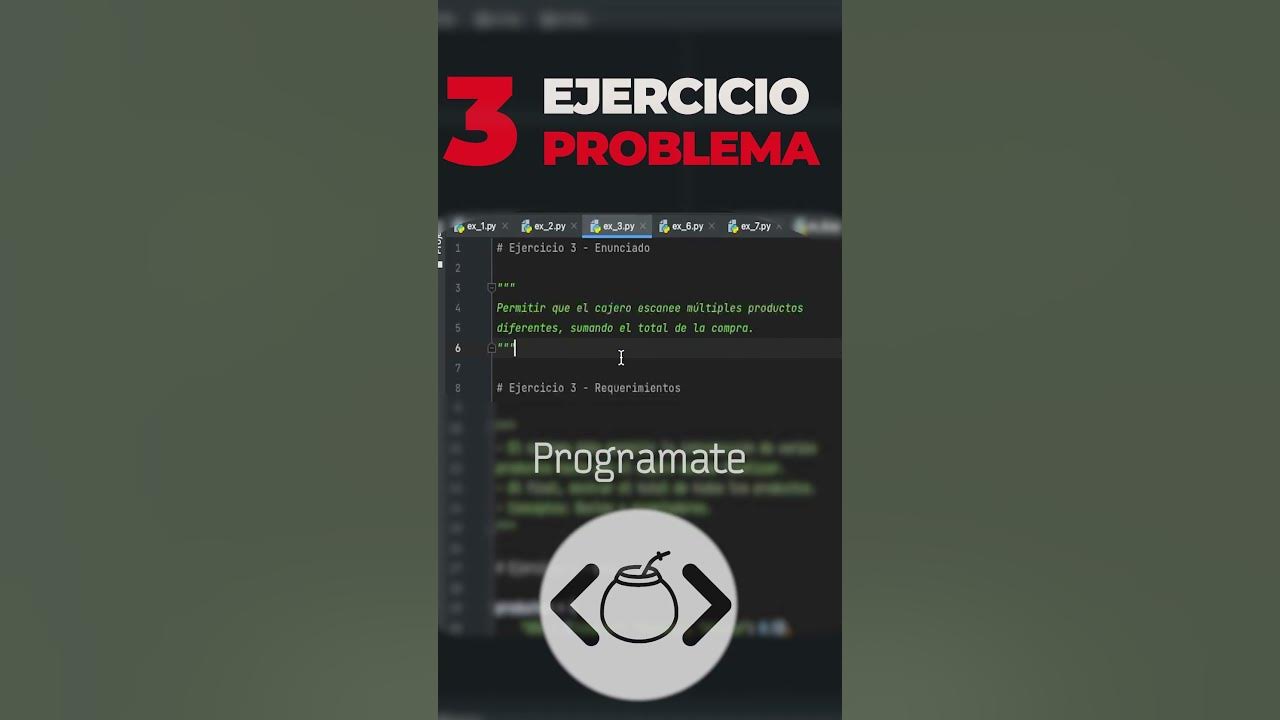 Ejercicio N°3 Serie De Python Problema Tips Aprenderpython Shorts Youtube