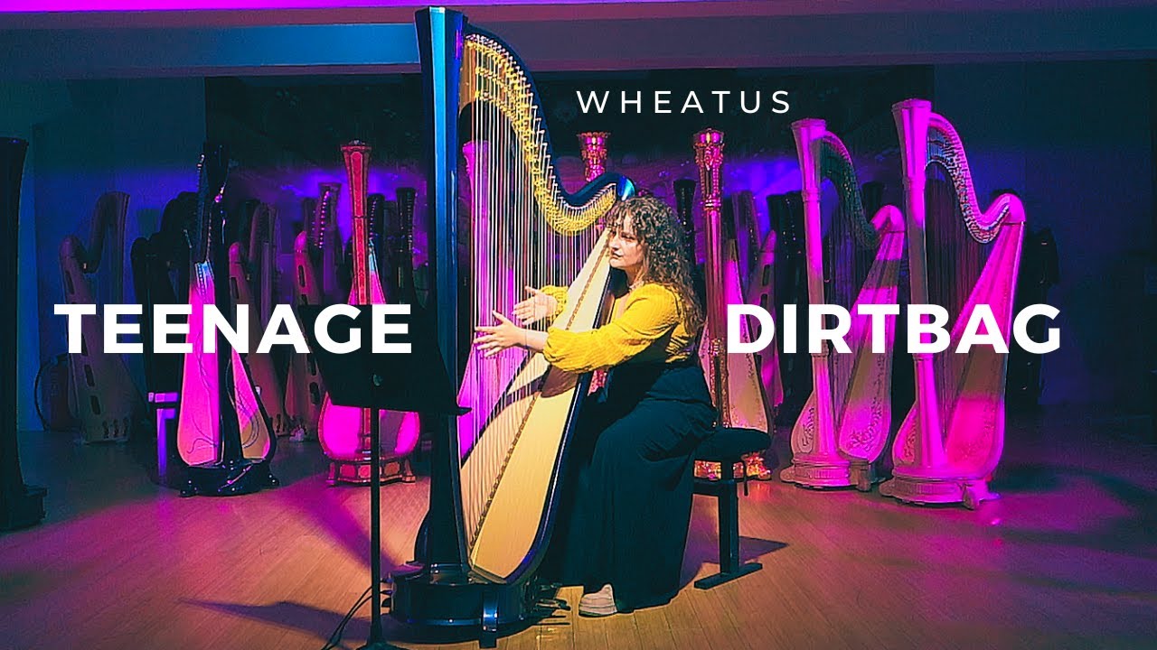 Teenage Dirtbag - Wheatus (Harp Cover) - YouTube