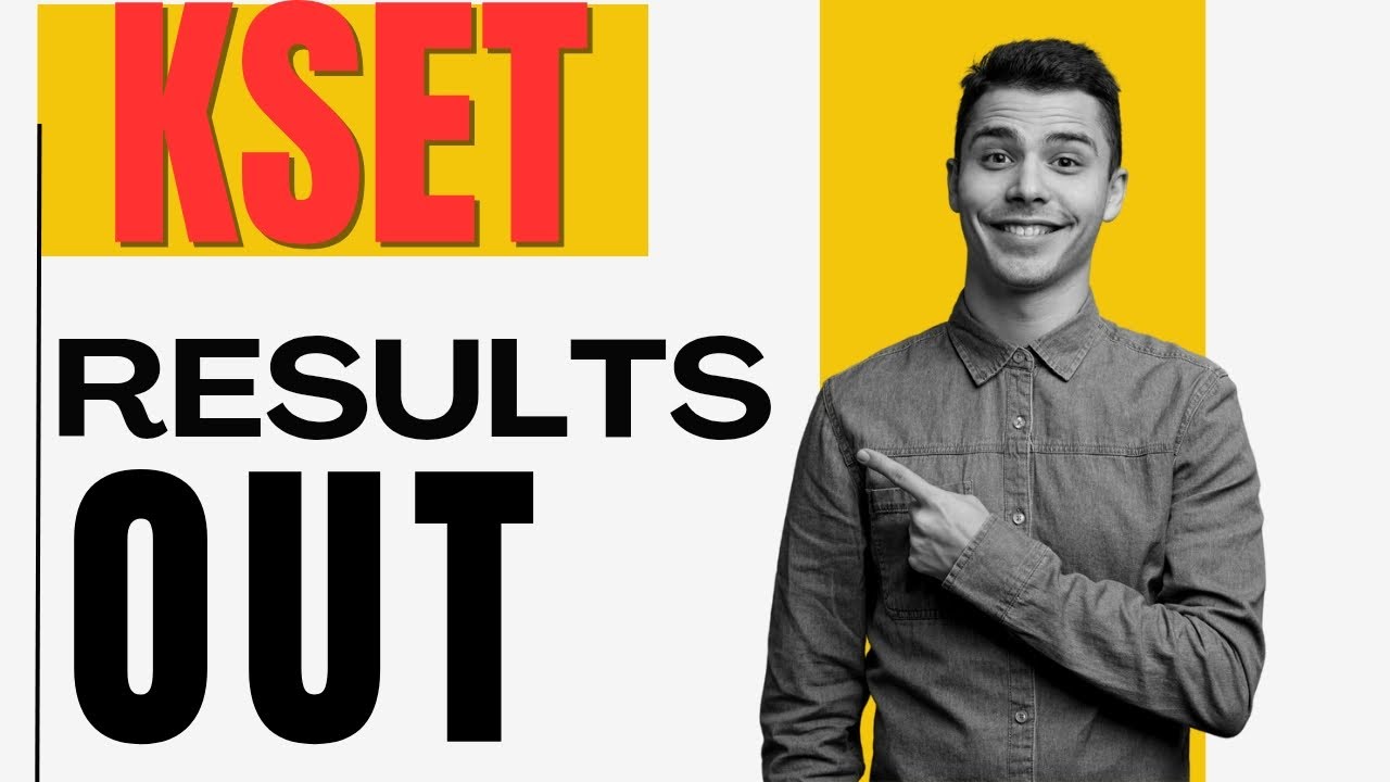 KSET Results 2024 - Today, KEA Karnataka SET Scorecard Link - YouTube