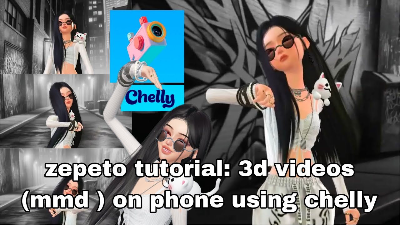 Zepeto tutorial : 3d videos (mmd) on phone using chelly// chelly easy tutorial - YouTube