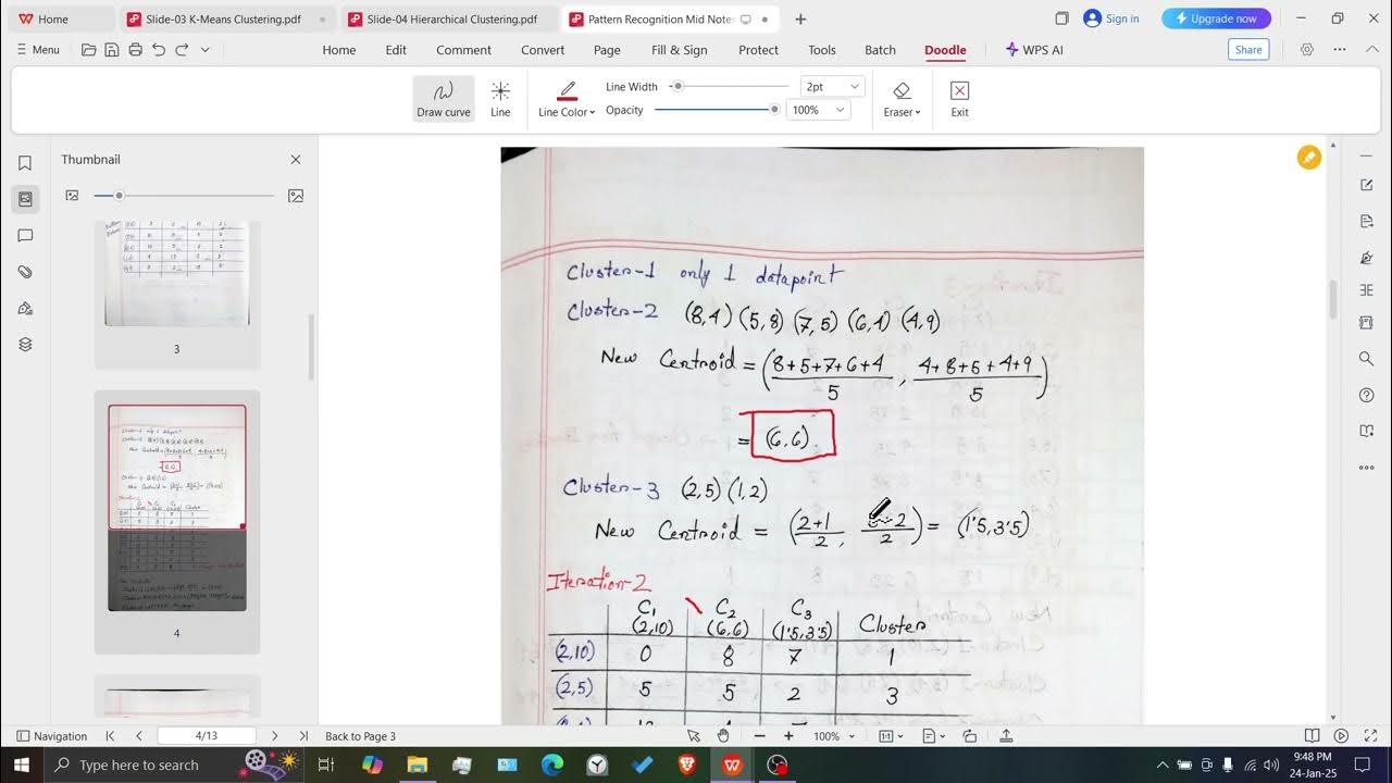 Pattern Recognition K-Means and Hierarchical Clustering - YouTube