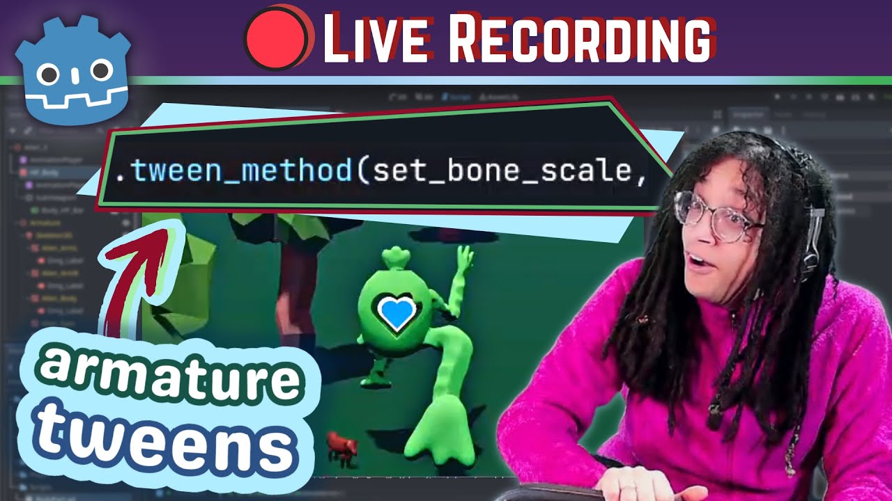 Godot LIVE Devlog: Shrinking Armature Bones - YouTube