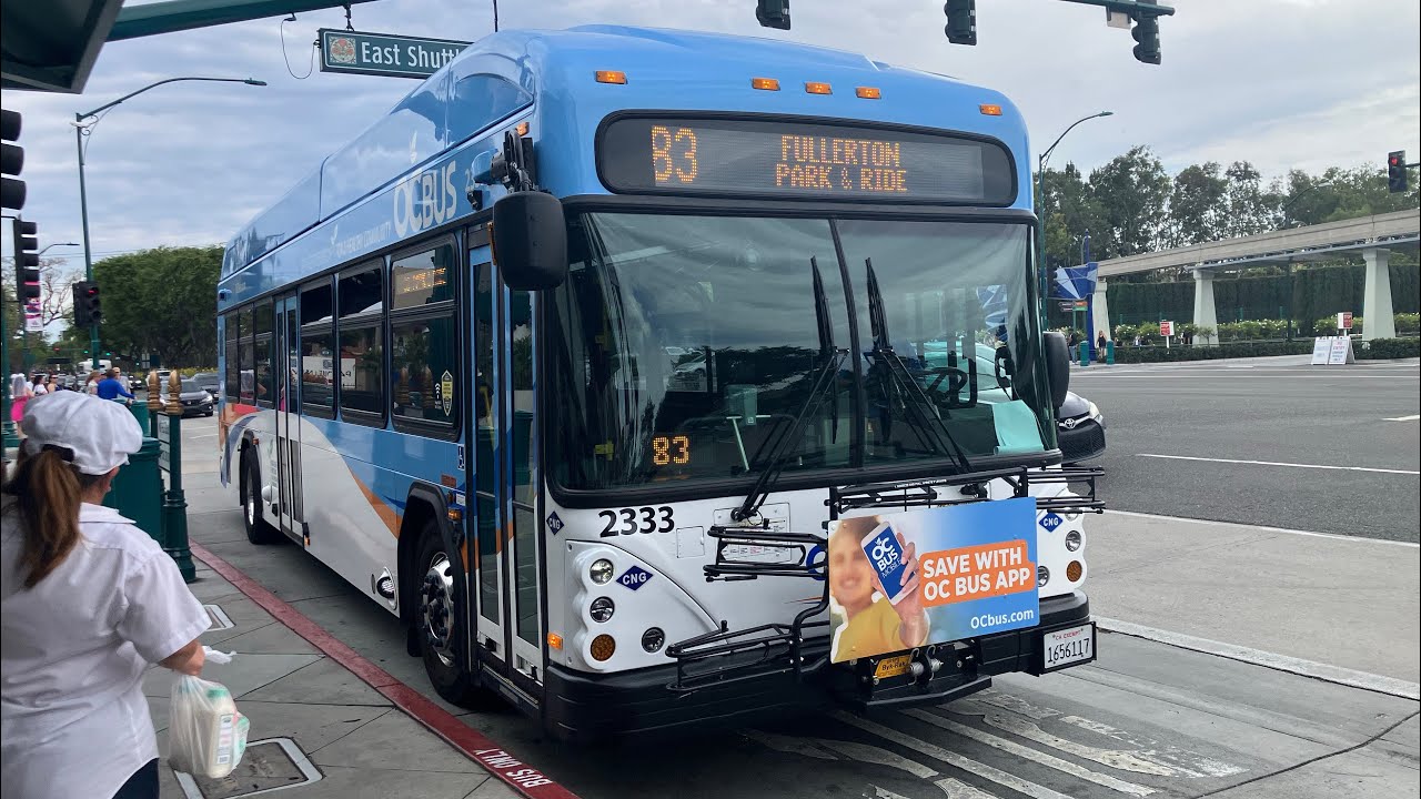 OCTA 2023 Gillig Low Floor Plus CNG #2333 - YouTube