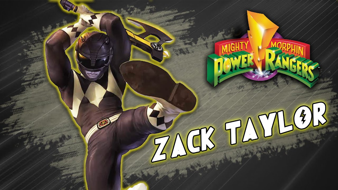 The Full Story of THE ORIGINAL BLACK RANGER ZACK | Power Rangers Lore ...