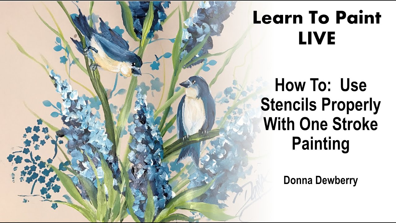 Learn to Paint One Stroke With Donna | Donna Dewberry 2025 - YouTube
