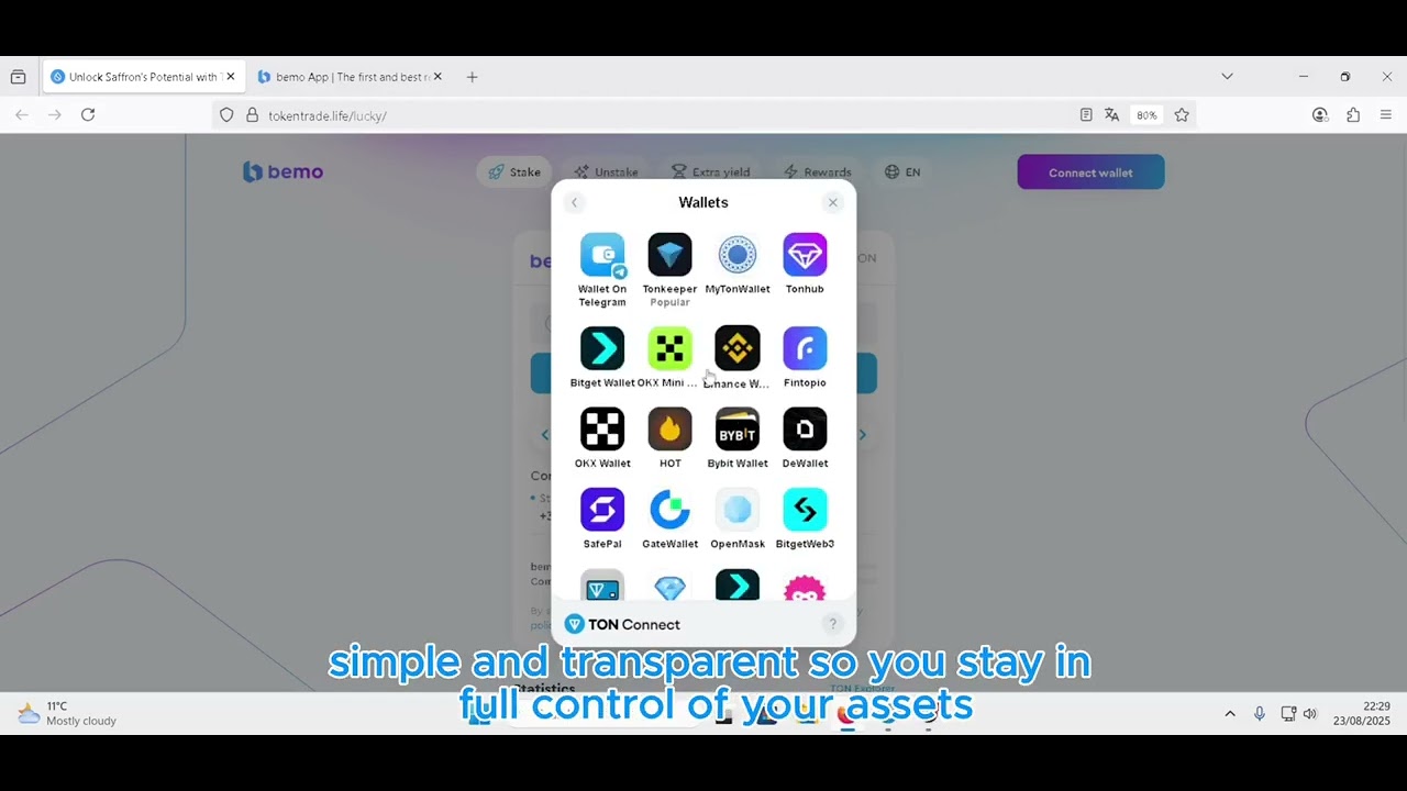 How to STAKE TON on Bemo? 🚀 Passive Income with Crypto 💸 - YouTube