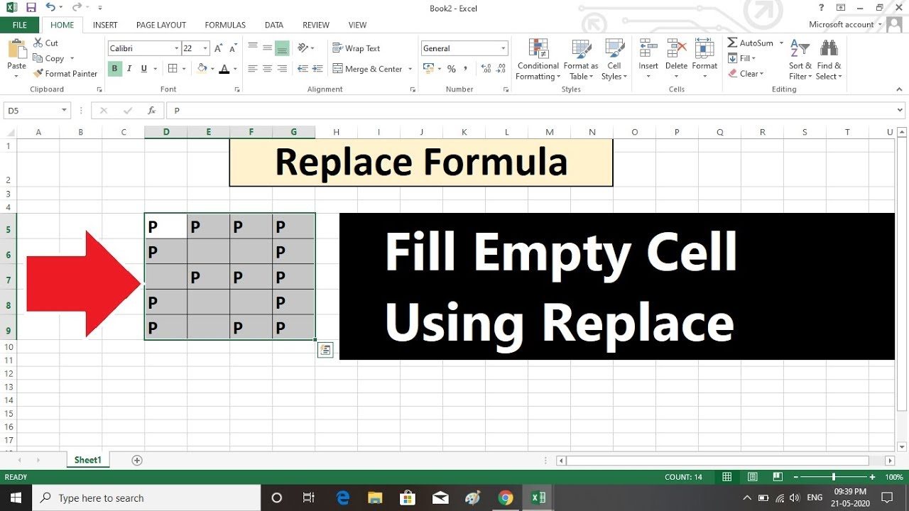 How To Use Replace Formula Fill Empty Rows In Excel In Hindi By how-to-use-replace-formula-fill-empty-rows-in-excel-in-hindi-by