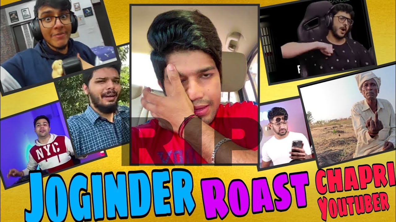 PLS HELP ! thara Bhai joginder roast chapri youtubers | JOGINDER NEED ...