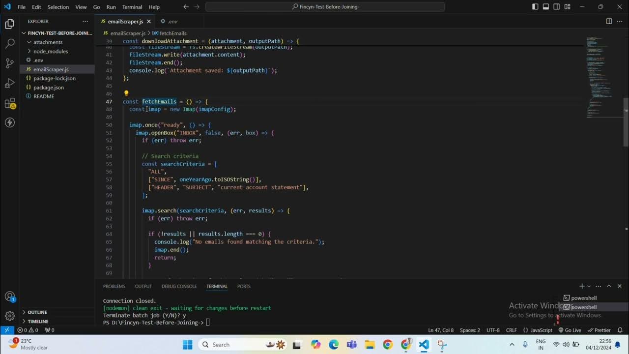 Email Scrapper using Node.js - YouTube