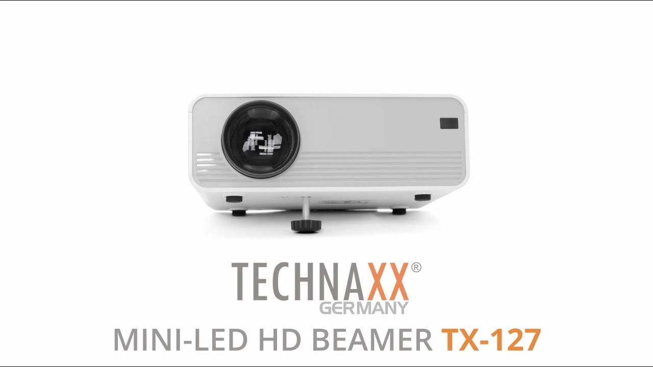 TECHNAXX MINI-LED HD BEAMER TX-127 (ENGLISH) - YouTube