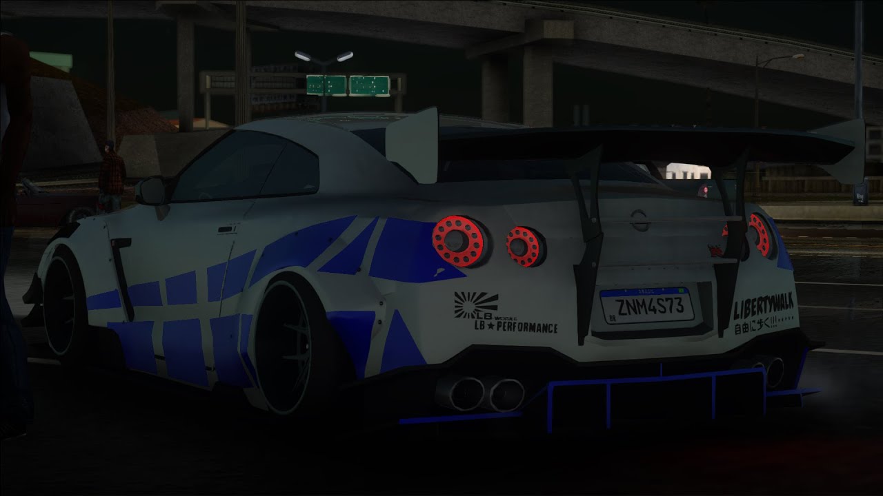 NISSAN GTR R35 LBWR DO GREG FERREIRA ANDROID & PC FRACO - GTA SA - YouTube
