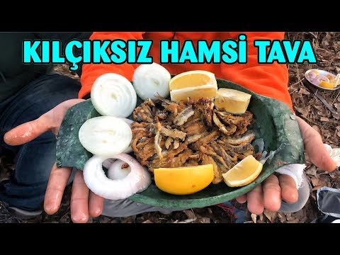 Doğada Yemek -  Hamsi Tava - Levrek Fileto / Kamp Yemekleri